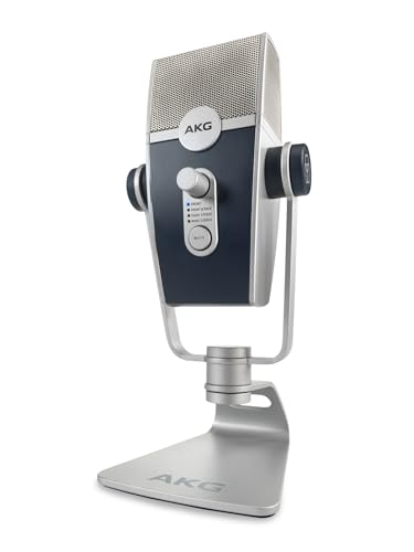 AKG Pro Audio Lyra Ultra-HD, Four Capsule, Multi-Capture Mode, USB-C Condenser Microphone for Recording and Streaming