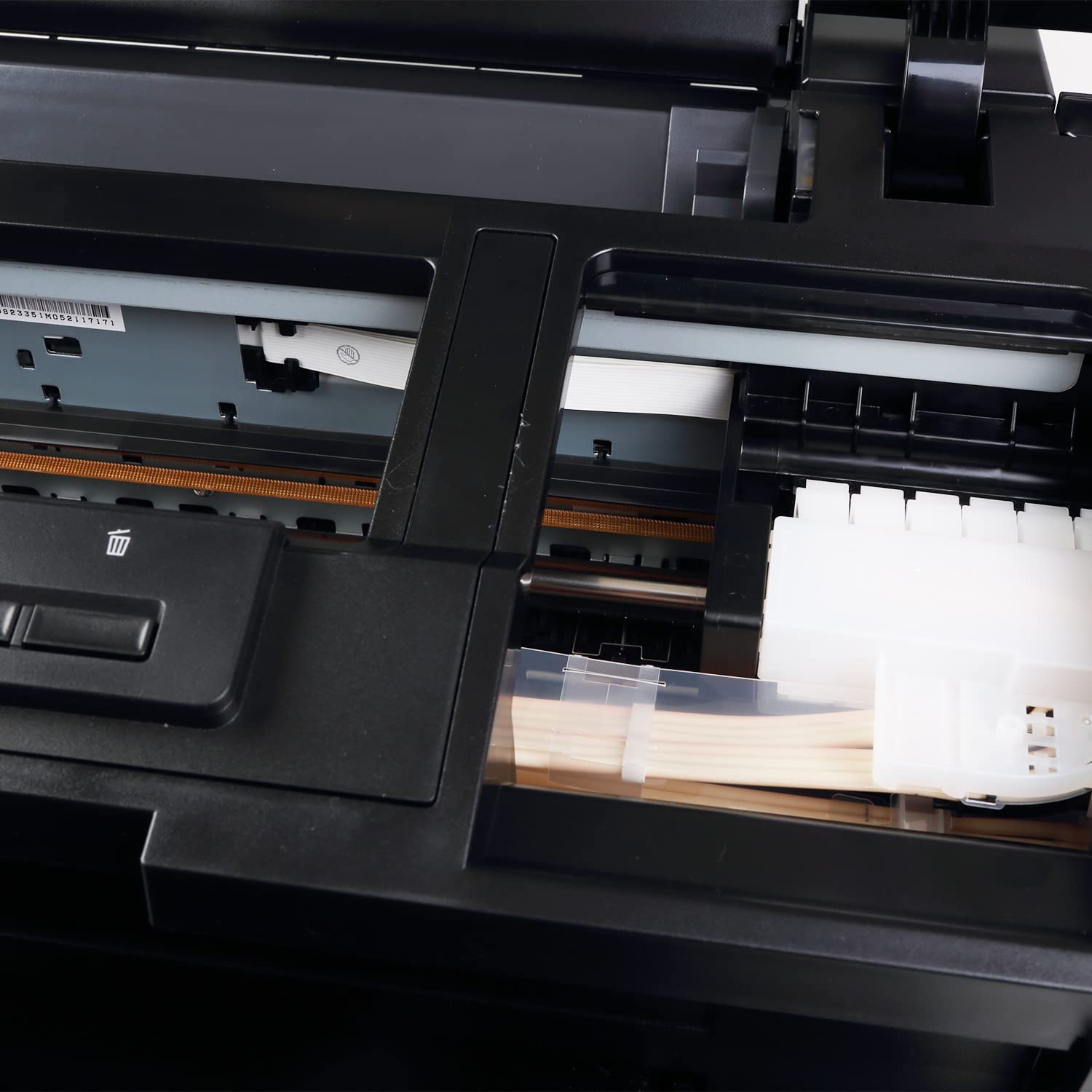 A3+ Printer Width 13inch DTF Printer Machine Direct Transfer Film L1800 Converted for DIY Print T-Shirts/Hoodie/BGS/Pillow etc. (6X 100ml Ink+100pcs PET Film+Powder