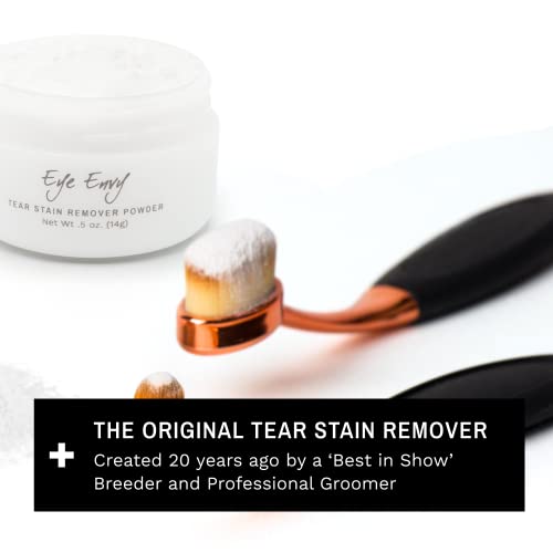 Eye Envy - Tear Stain Remover Powder- for Dogs and Cats, 4oz - Safe and Natural