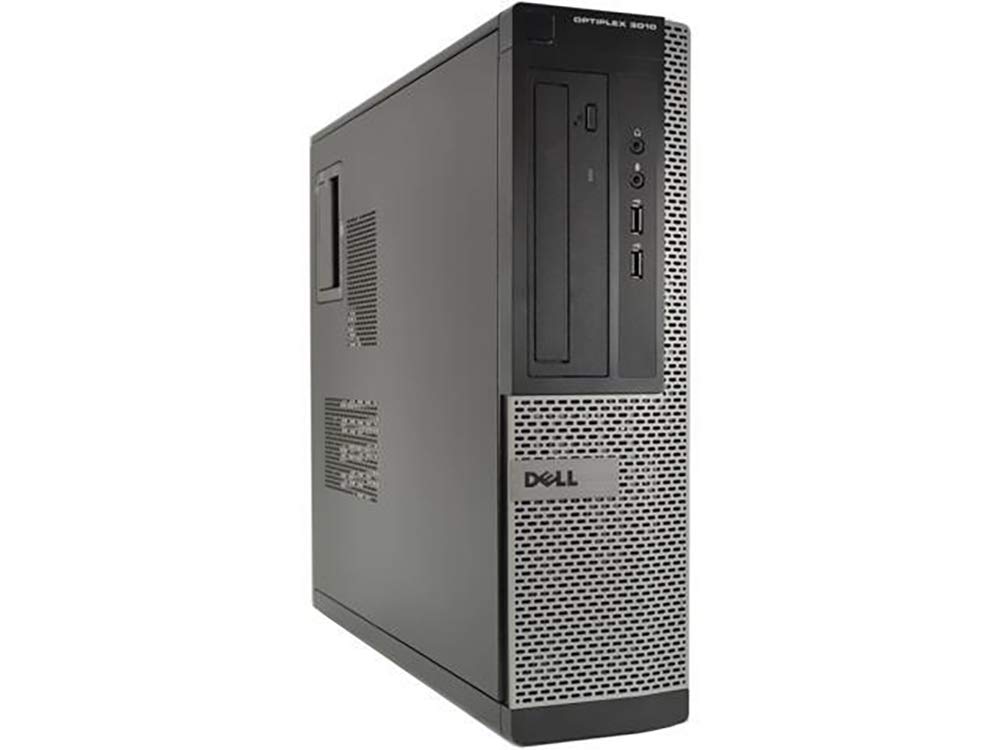 Dell Optiplex 3010 PC with 24-inch FHD Dell Monitor, Wireless Keyboard and Mouse, Gel Mousepad, WiFi, Intel i5, 8GB Memory, 240GB SSD Storage, Windows 10 (Renewed)
