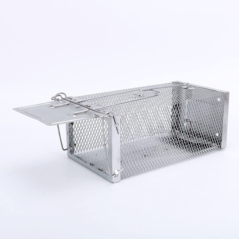 AOK Home Mouse Trap Rat Trap Rodent Trap Live Catch Cage Easy to Set Up and Reuse 11x6x4.5 inch