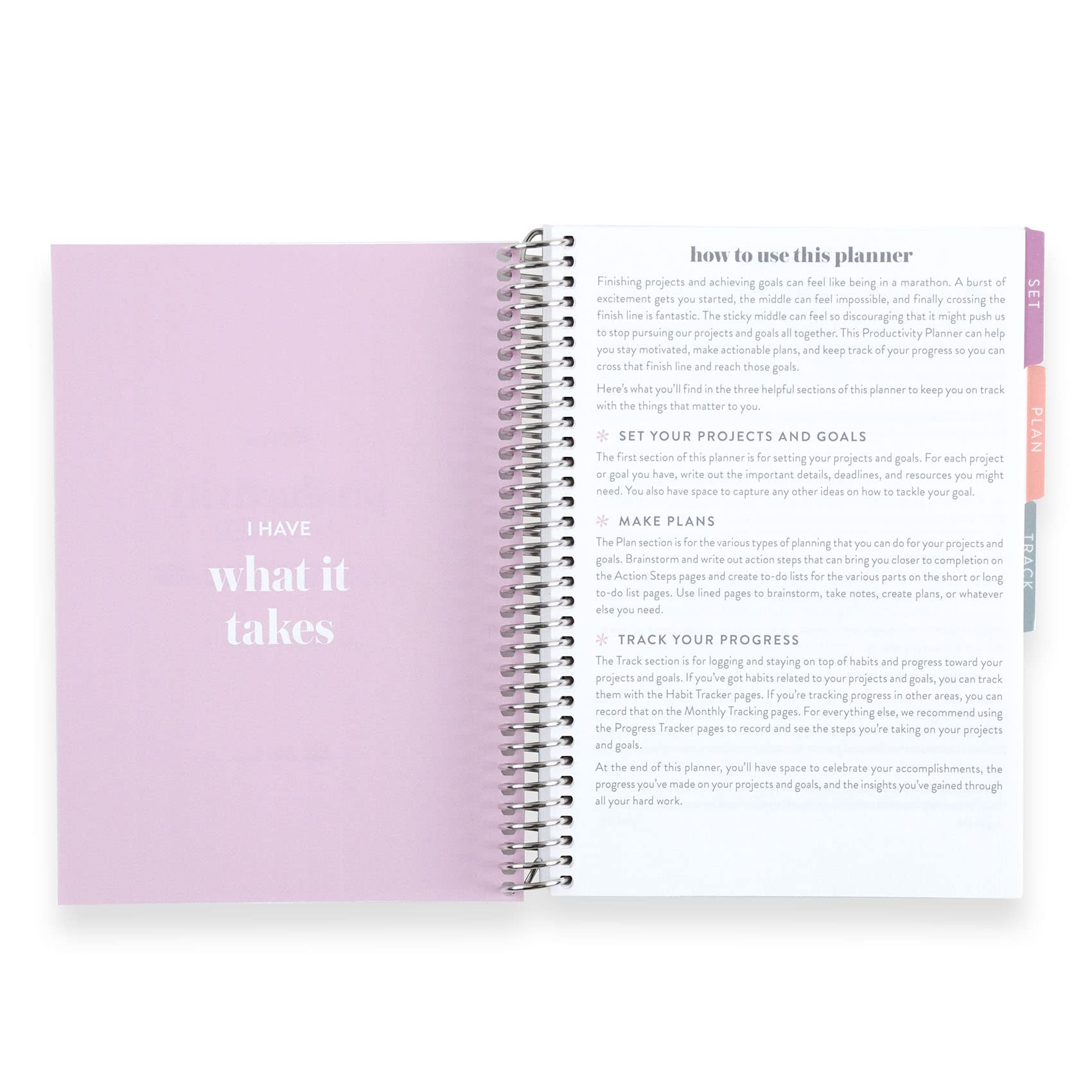 A5 Coiled Productivity Planner | All-in-One Project Checklists, Habit & Progress Trackers, Monthly Check-in's, Organizer & Journal | 160 pages, 80 lb. Mohawk Premium Paper, Designed by Erin Condren