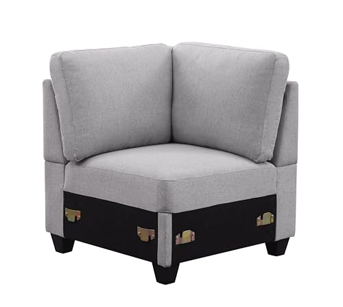 Devion Furniture EZO Sofas, Light Gray