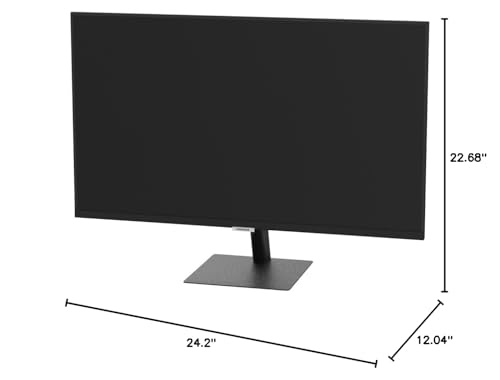 SAMSUNG 32-inch M7 Smart Monitor with Mobile Connectivity, 4K UHD, Remote Access, Office 365 (LS32AM702UNXZA) (Renewed), Black