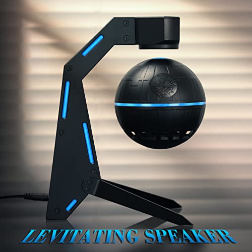 AKMTRD Magnetic Levitation Bluetooth Speaker,Playing Music and Floating in The air,with 5W Louder Sound,Bluetooth 5.1,Cool Tech Gadgets for Men Women Kids,Unique Gifts for Home Office Decor