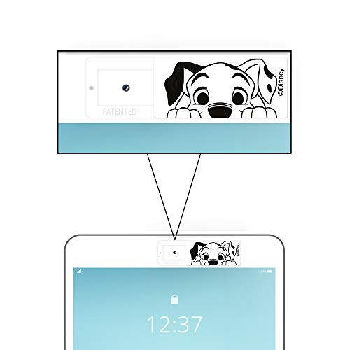 ERT GROUP Original and Officially Licensed by Disney Webcam Cover, Pattern Dalmatian 001, Privise Sliding Camera Cover for Laptop, Computer and Tablet, Security Products