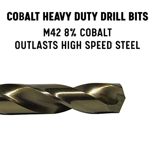 Drill America DWDCO3/32P12 3/32" Cobalt Drill Bit (Pack of 12), DWDCO Series