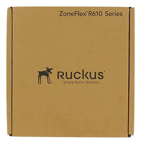 Ruckus Zoneflex R610 Wave 2 Access Point (Smart Wi-Fi 3x3, 802.11ac, BeamFlex, Adaptive Antenna, POE) 901-R610-US00 (Renewed)