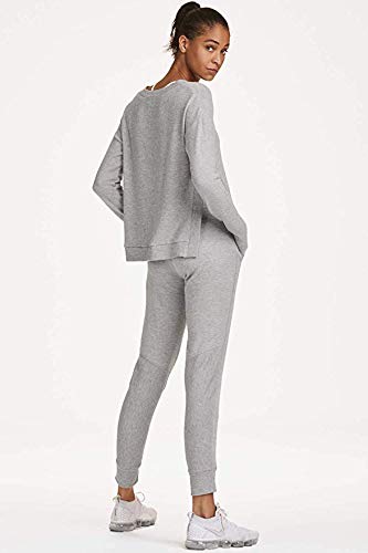 Alala Women's Wander Sweatshirt (X-Small, Grey Rib)