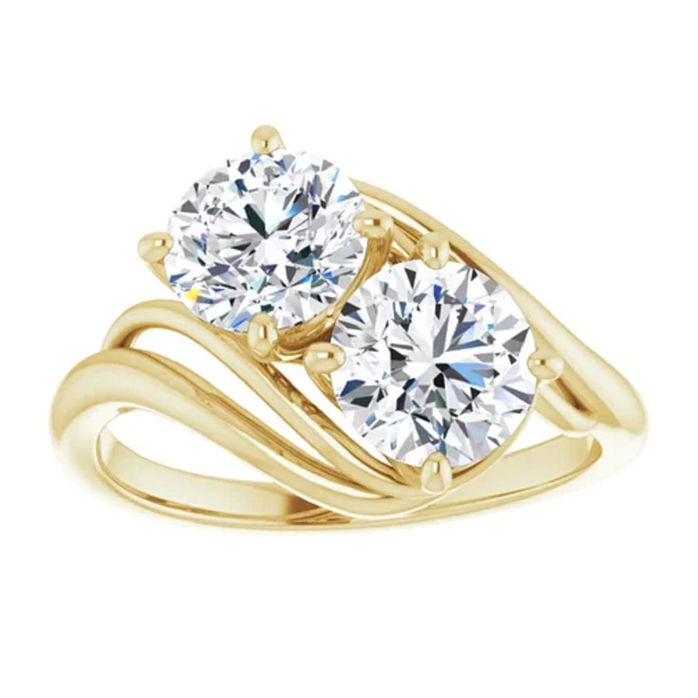 6 CT Round Cut VVS1 Colorless Moissanite Engagement Ring Set, Wedding/Bridal Ring Set, Sterling Silver Vintage Antique Anniversary Best Ring Set Gifts for Woman