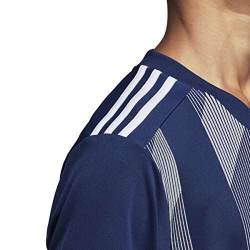 adidas unisex-youth Striped 19 Jersey Dark Blue/White X-Large