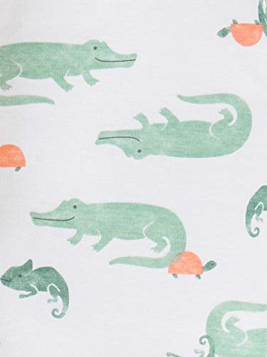 Simple Joys by Carter's Baby Boys' 6-Pack Sleeveless Bodysuits, Alligator/Dinosaur/Stripe/Trucks, 3-6 Months