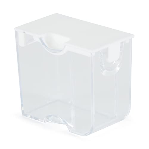 Elizabeth Ward Bead Storage Solutions Clear Plastic Storage Containers (5pc) – Medium – Organize Beads, Jewelry Making and Craft Supplies, Earrings and More – Securely Snaps Shut, 1-3/4” x 2” x 1-1/8”
