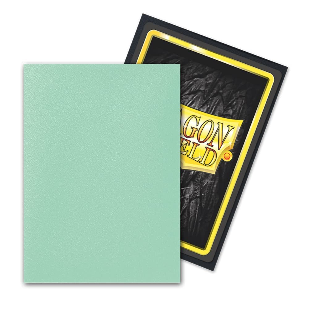 Dragon Shield Standard Size Card Sleeves – Matte Dual Eucalyptus 100CT – MTG Card Sleeves are Smooth & Tough – Compatible with Pokemon, Yugioh, & Magic The Gathering