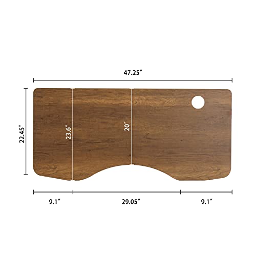 Azure Sky One-Piece Wooden Table Top 48in, Universal Ergonomic Wood Desk Board,Home and Office Desk, DIY PC Work Station( Table Top only)
