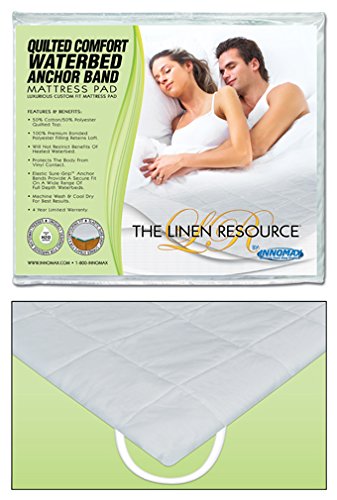 Anchor Band Waterbed Mattress Protector Pad Waterbed Queen (60x84 inch)