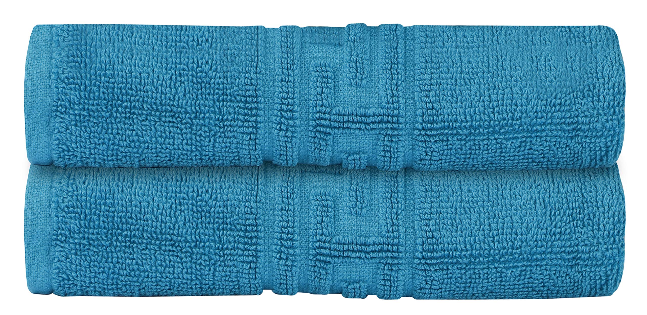 8 Piece Towel Set 100% Egyptian Ring Spun Cotton 600 GSM, 2 Bath Towels, 2 Hand Towels, 4 Washcloths, 8 Piece Towel Set Pack - White