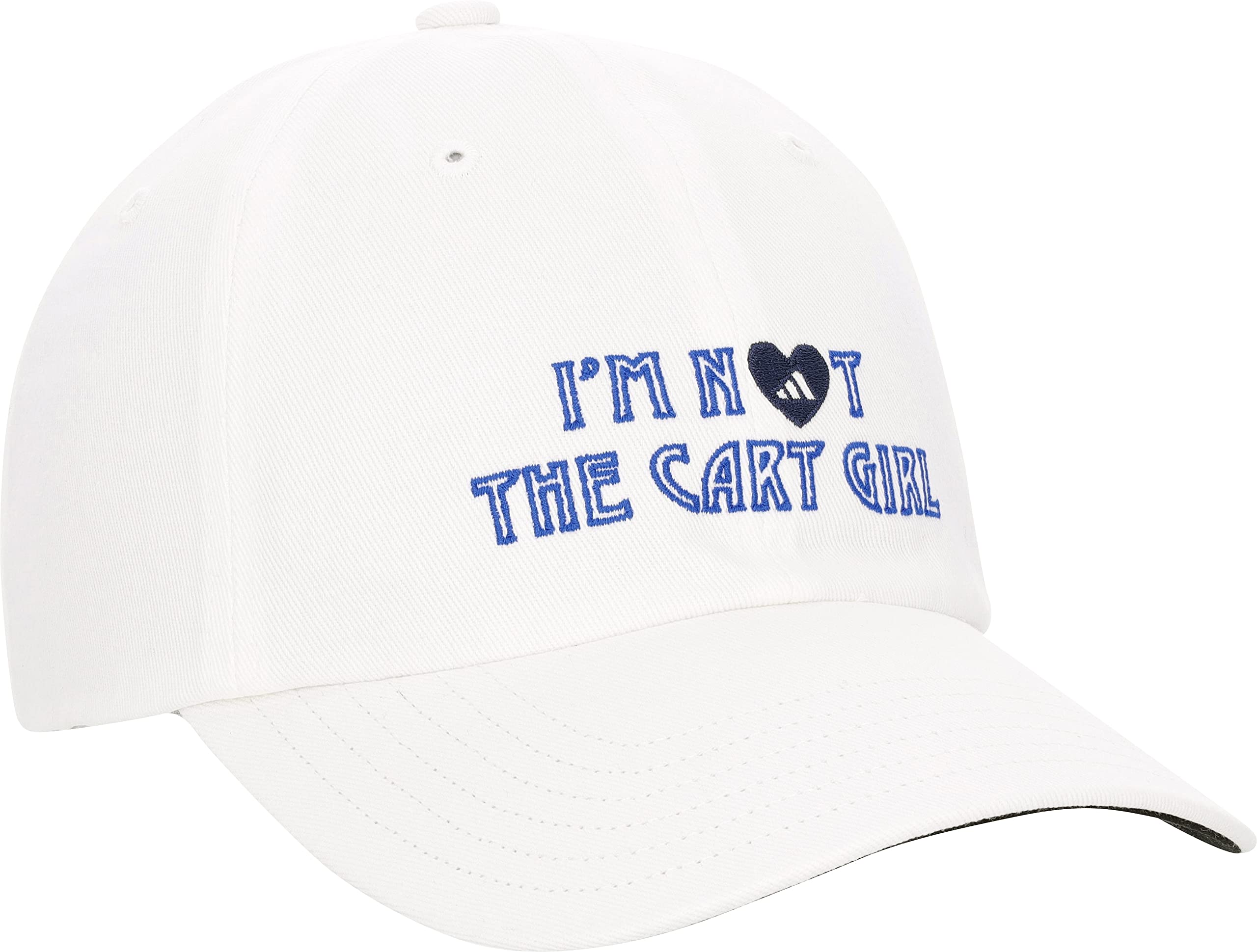 adidas Women's I'm Not The Cart Girl Hat, White, One Size