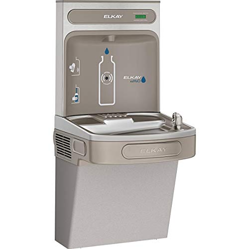 Elkay EZH2O Bottle Filling Station with Single ADA Cooler, Non-Filtered 8 GPH Light Gray