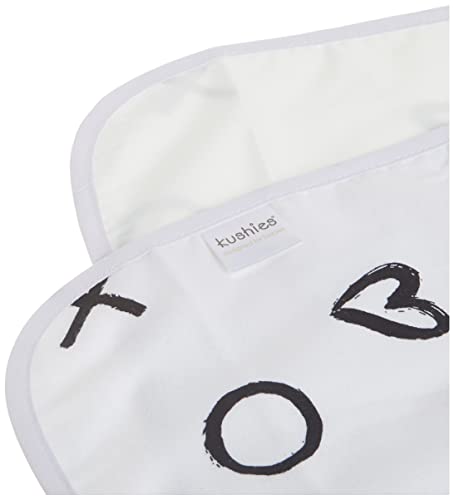 Kushies Deluxe Change Pad Flannel, XO Black & White (P210-639)