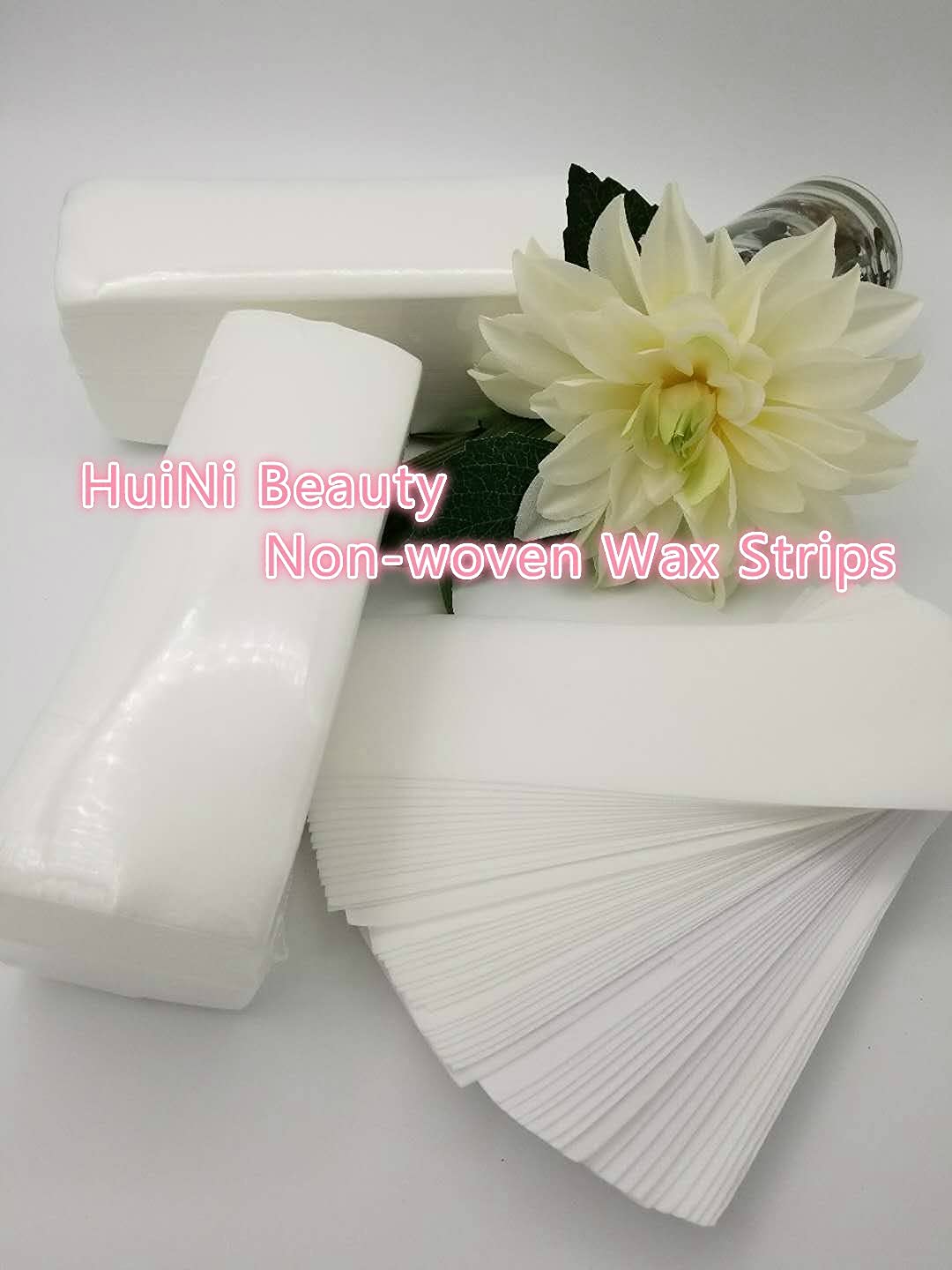 Huini Non-Woven Facial & Body Wax Strips Salon Spa Home Use 160 Count