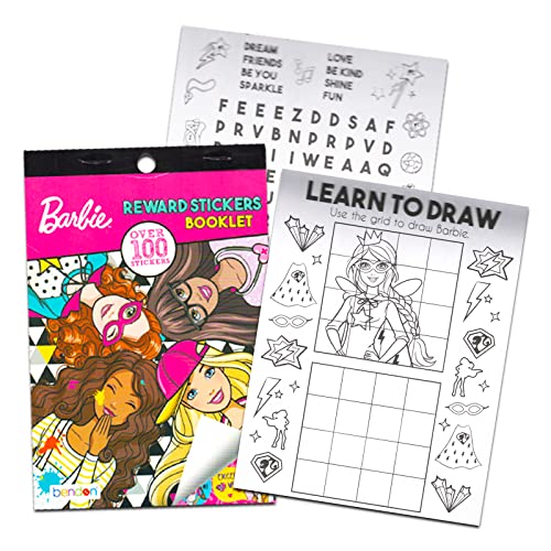 Barbie Color Reveal Doll Play Set - Bundle with Barbie Color Reveal Pets Plus Barbie Stickers | Barbie Gift Set