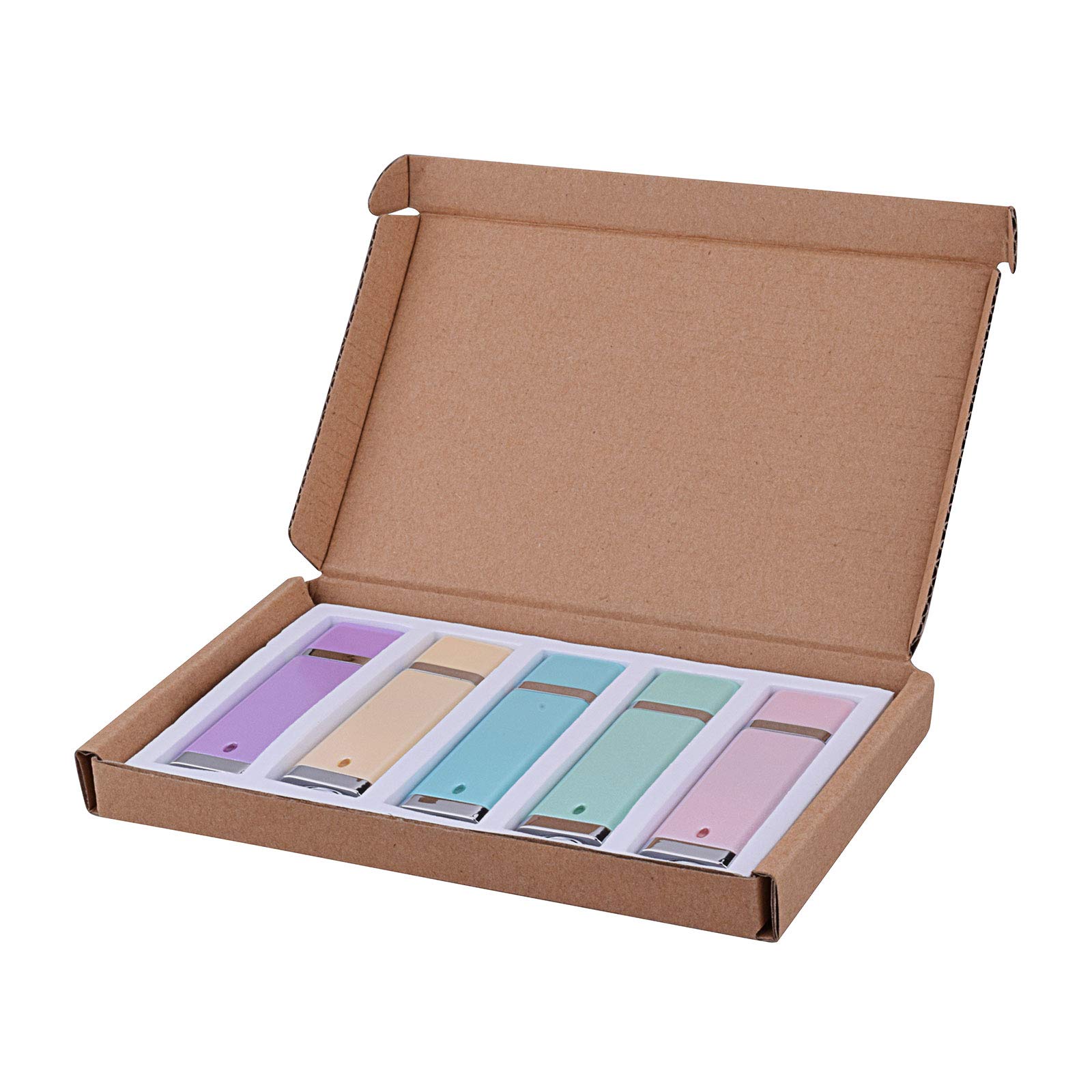 KOOTION 5 X 32GB Enamel USB 2.0 Flash Drive Thumb Drives Memory Stick - 5 Colors (Blue, Green, Pink, Purple, Yellow,)