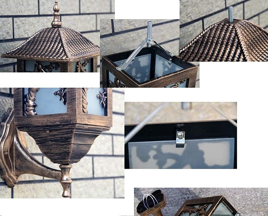 XYJHQEYJ Wall Lamp, Outdoor Wall Lamp Retro Wall Spotlights, Villa Garden Gate Wall Lamp Courtyard Exterior Wall Home Ceiling Wall Lamp