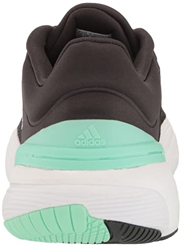 adidas Women's Response Super 3.0 Sneaker, Carbon/White/Pulse Mint, 9