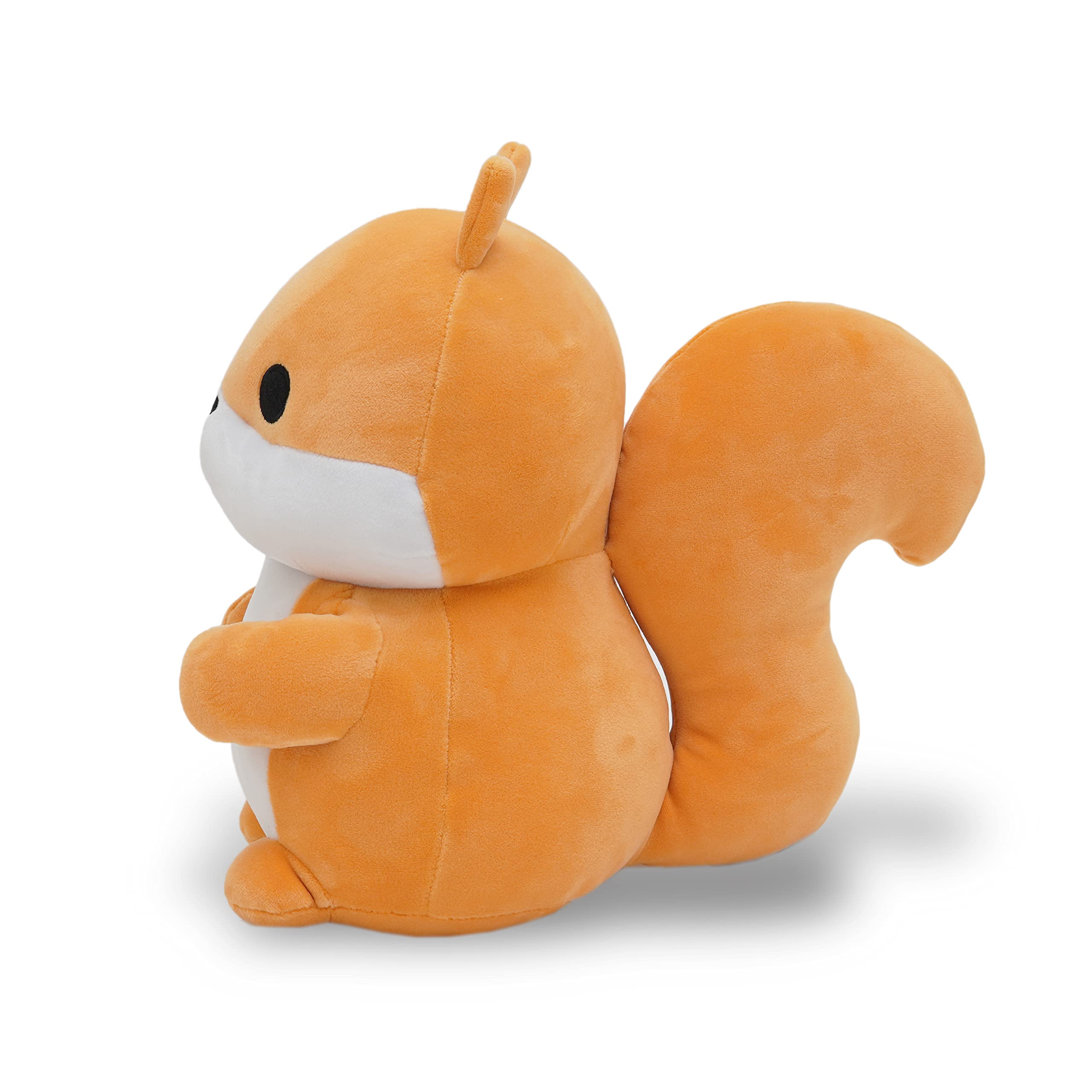 Avocatt Brown Squirrel Plush Toy - 10 Inches Plushie Stuffed Animal - Hug and Cuddle with Squishy Soft Fabric and Stuffing for Boys and Girls
