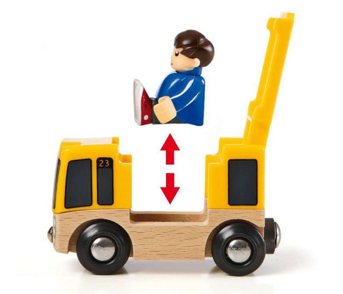 BRIO World - 33209 Rail & Road Travel Set | 33 Piece Train Toy with Accessories and Wooden Tracks for Kids Ages 3 and Up