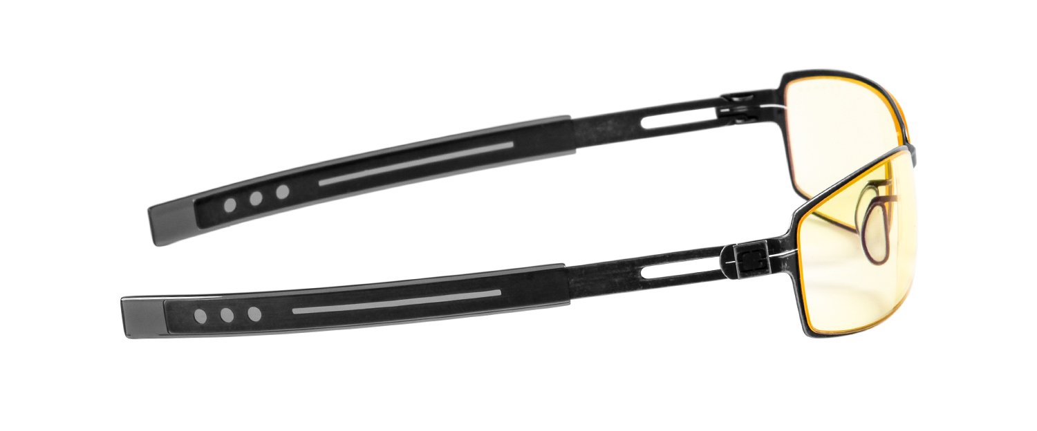 Gunnar Optiks PPK-07201 PPK Dark Steel Frame with Amber Lens - Not Machine Specific