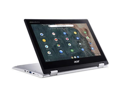 acer 11.6inch IPS 2-in-1 Convertible Touchscreen Chromebook, Intel Celeron N4000 Processor Up to 2.60GHz, 4GB RAM, 64GB SSD, WiFi, Bluetooth, Chrome OS-(Renewed) (64GB)