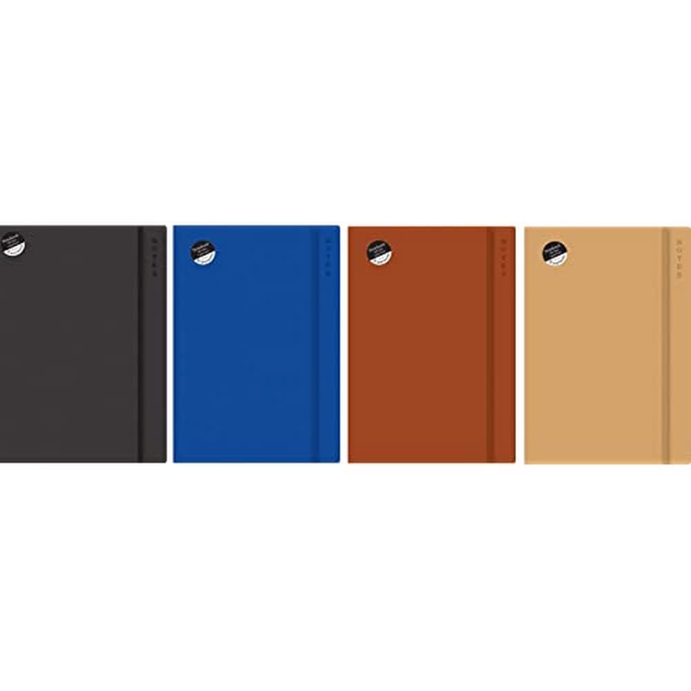 A4 Soft Touch Notebook 4 Rustic Colours, 7660