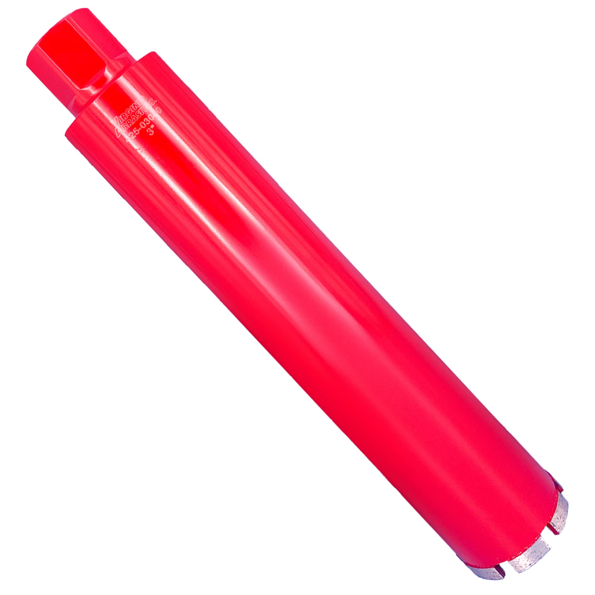 Virginia Abrasives 425-03040 - 1pc 3" x1 4" x 1-1/4"-7 Premium 4" Diamond Core Drill Bits for Wet Cutting & Hole Maximum Drilling Depth & Barrel Coring Reinforced Concrete,Hard Stone,Brick, & Masonry