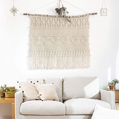 HLLbuy Solid Cotton Rope Clothesline Cotton Rope 1/6''and 1/4'' by 50ft and 100ft All Purpose for Indoor&Outdoor Use, Crafting and Art Projects(100ft)