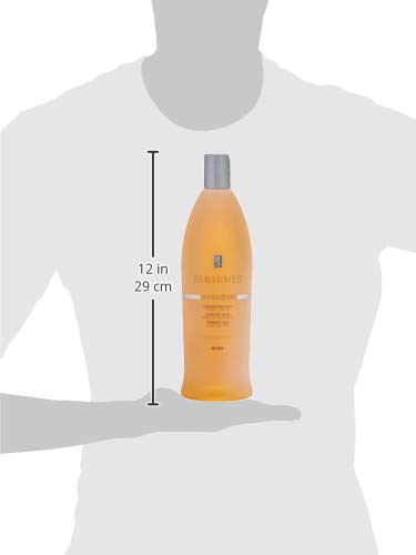 RUSK Sensories Smoother Passionflower and Aloe Smoothing Shampoo, Anti-Frizz Formula With Aloe Helps Smooth and Emollients Restore Moisture Balance, 35 fl. oz.