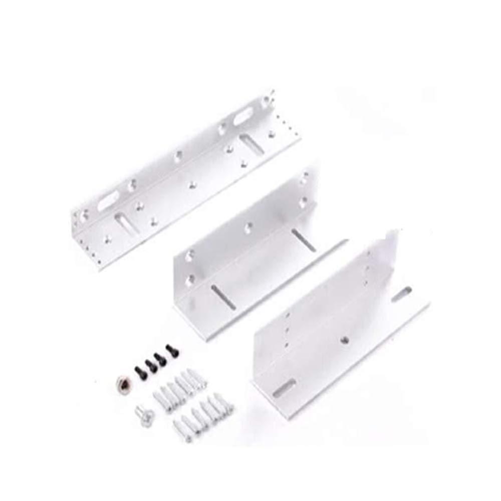 MENGQI-CONTROL Inward or Outward Door Remote Open 600lbs Electric Magnetic Lock Keypad Access Control Kit 4 Remote Control ZL Bracket 110-240V Power Supply Unit Push to Exit Button