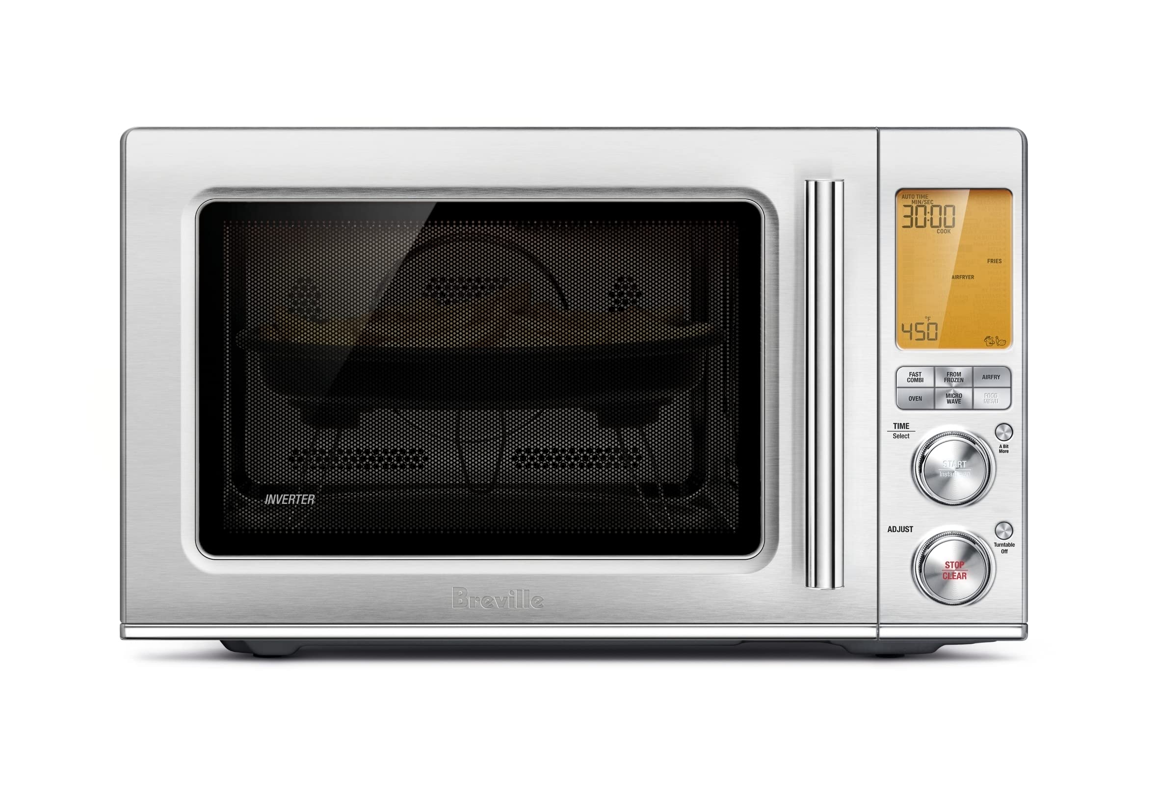 Breville BMO870BSS1BUC1 Combi Wave 3 in 1, Brushed Stainless Steel (Renewed)