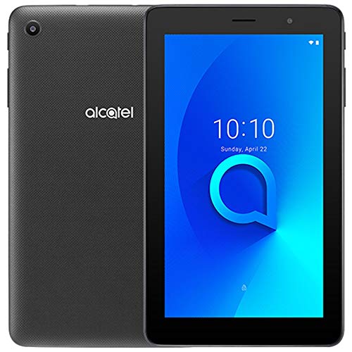 Alcatel 1T 7.0" 9013A (16GB, WiFi + Cellular) Face Unlock, Android 10, GPS, Tablet + Phone US 4G Volte GSM Unlocked (T-Mobile, AT&T, Metro PCS, Straight Talk) (Prime Black)