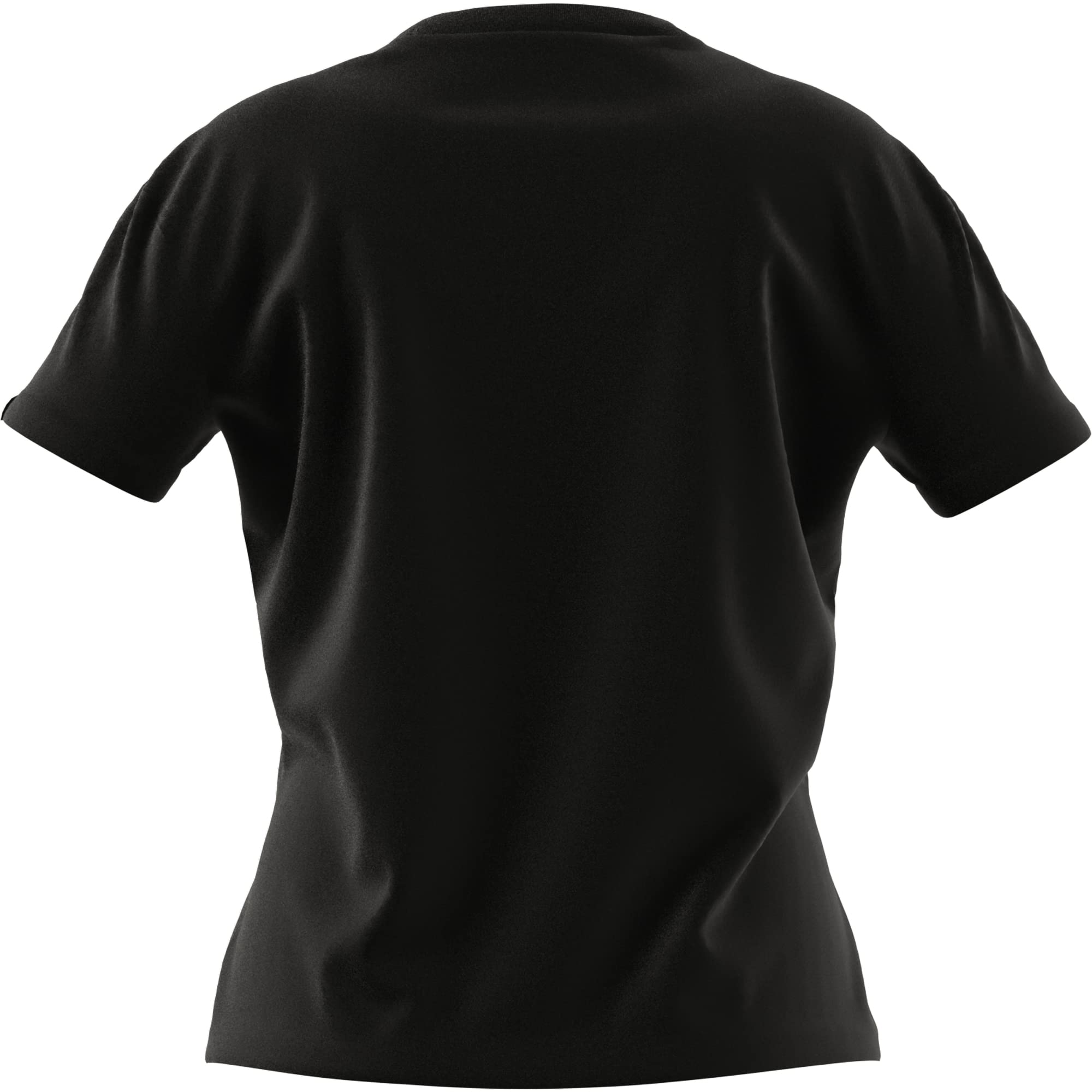 adidas womens PLMTR Graphic Tee Black Medium