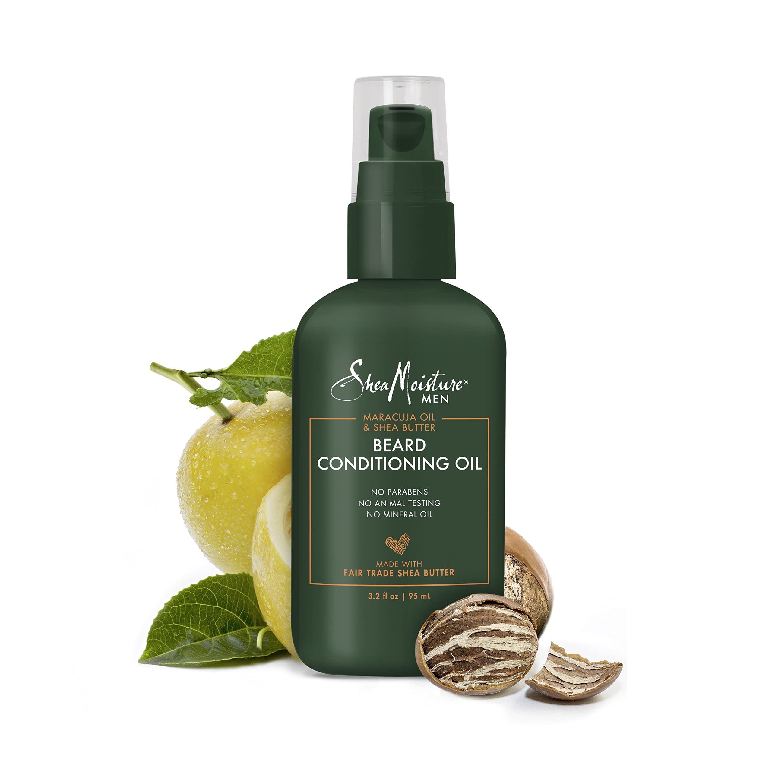 SheaMoisture Beard Care Gift Set – Beard Oil & Beard Balm Scented with Essential Oils, Christmas Gifts for Men (2 Piece Set)