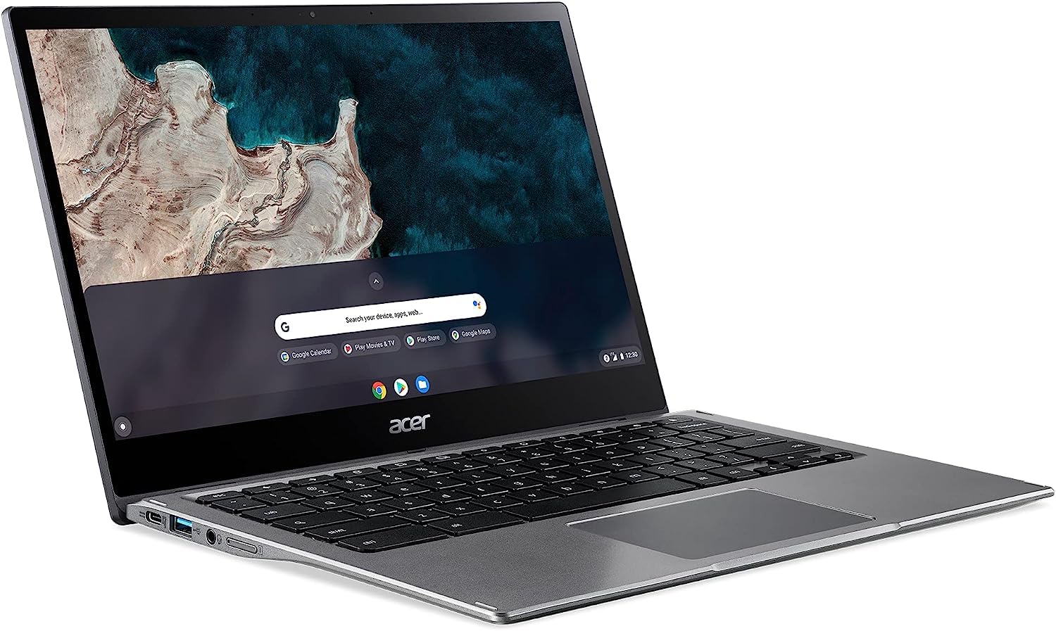 acer Convertible 2-in-1 CP513 Chromebook Enterprise 13.3inch Frameless FHD IPS Touchscreen Qualcomm 8-Core Processor 8GB DDR4 Ram 128GB SSD Webcam Chrome OS