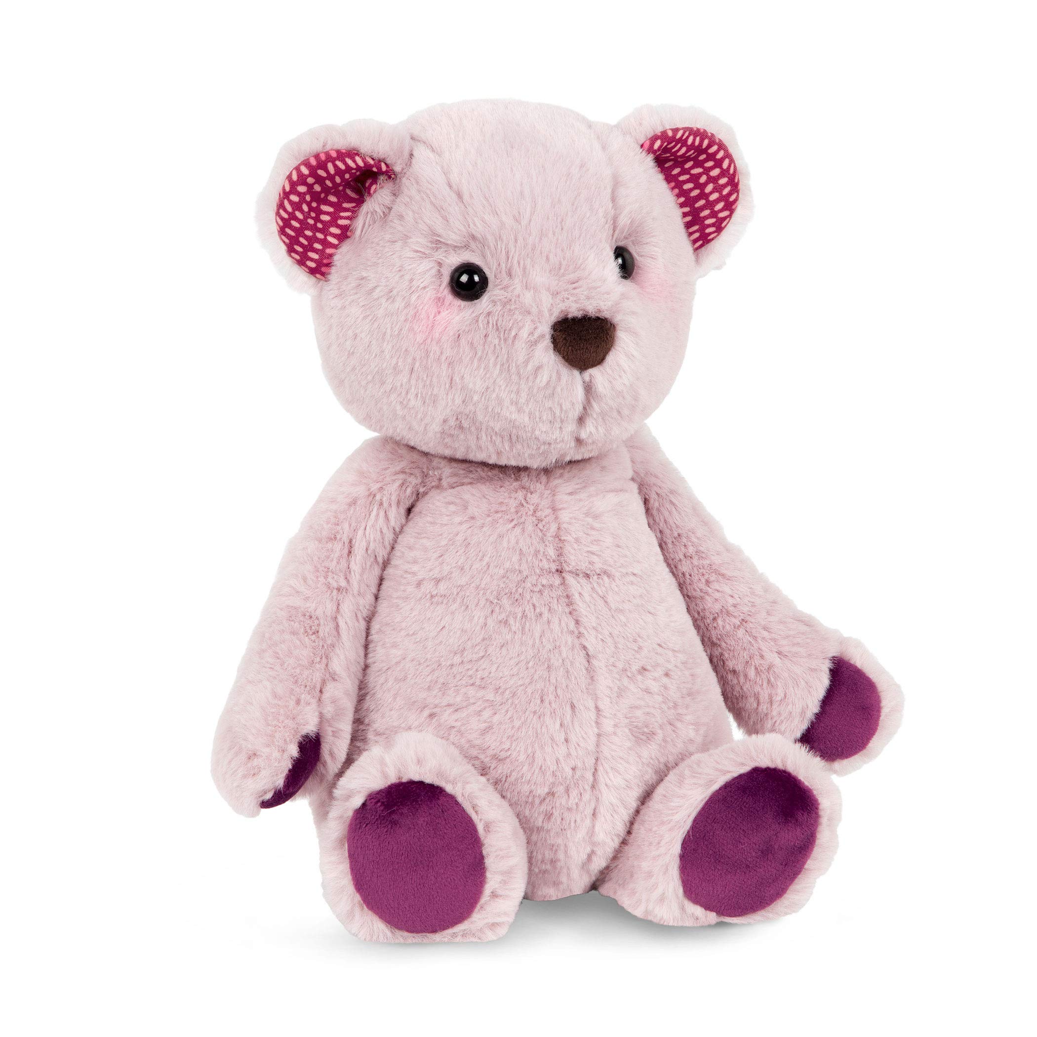 B. toys- B. softies-12" Plush Bear- Soft & Cuddly Plush Teddy Bear – Huggable Stuffed Animal Bear Toy – Washable – Babies, Toddlers, Kids-Happy Hues- Jolly Jelly Bear- 0 Months +