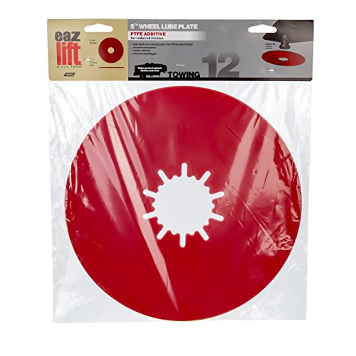 EAZ LIFT TPE 12" Premium Fifth Wheel Lube Plate Red w/PTFE (44678)