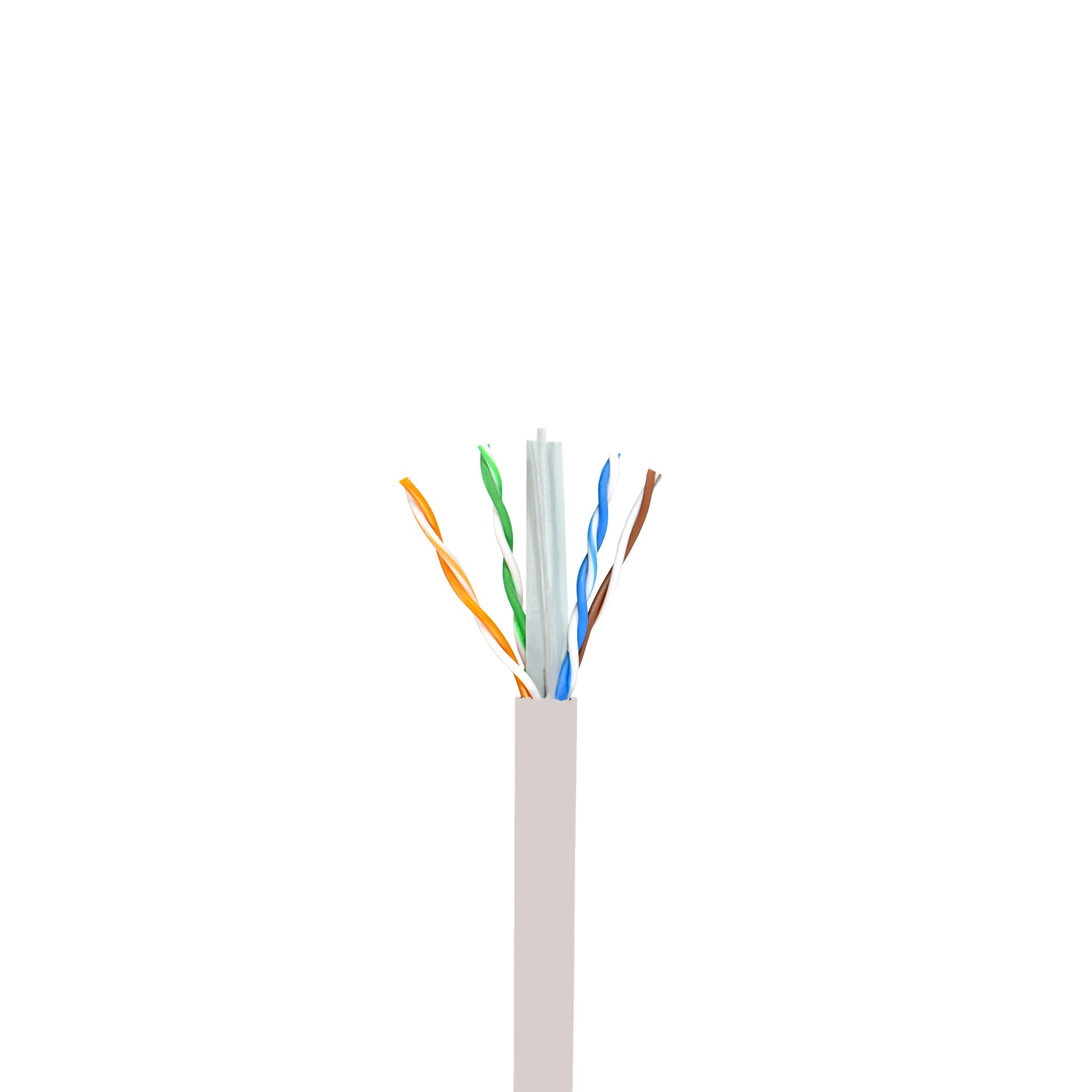 Infinity Cable Cat6e CMR Riser 600MHz UTP, 24AWG, Solid, Bare Copper, 1000 Feet, UL Certified, Ethernet Cable, Easy To Pull (Reelex II) Box, White