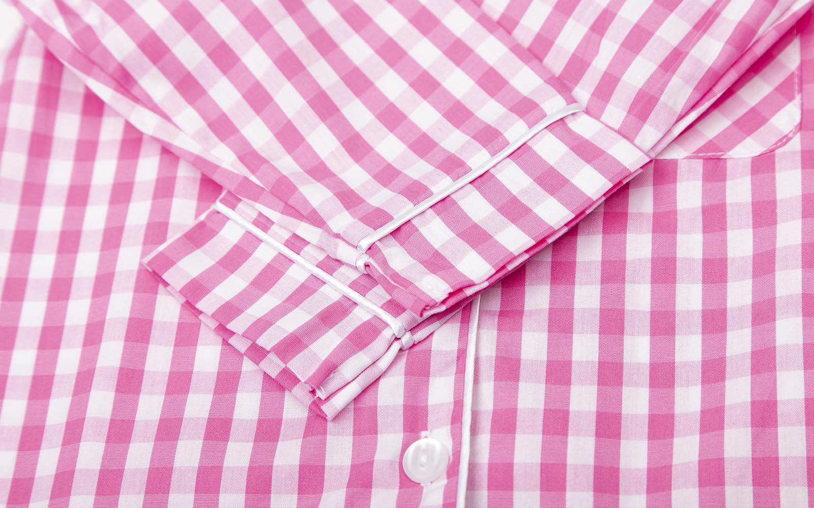 Mud Kingdom Baby Pajamas for Girls Boys Kids Clothes Sets Button Down Lattice 100% Cotton Sleepwear Pink 2T
