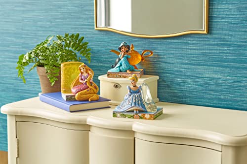 Enesco Jim Shore Disney Traditions Cinderella with Glass Slipper Figurine, 5.39 Inch, Multicolor