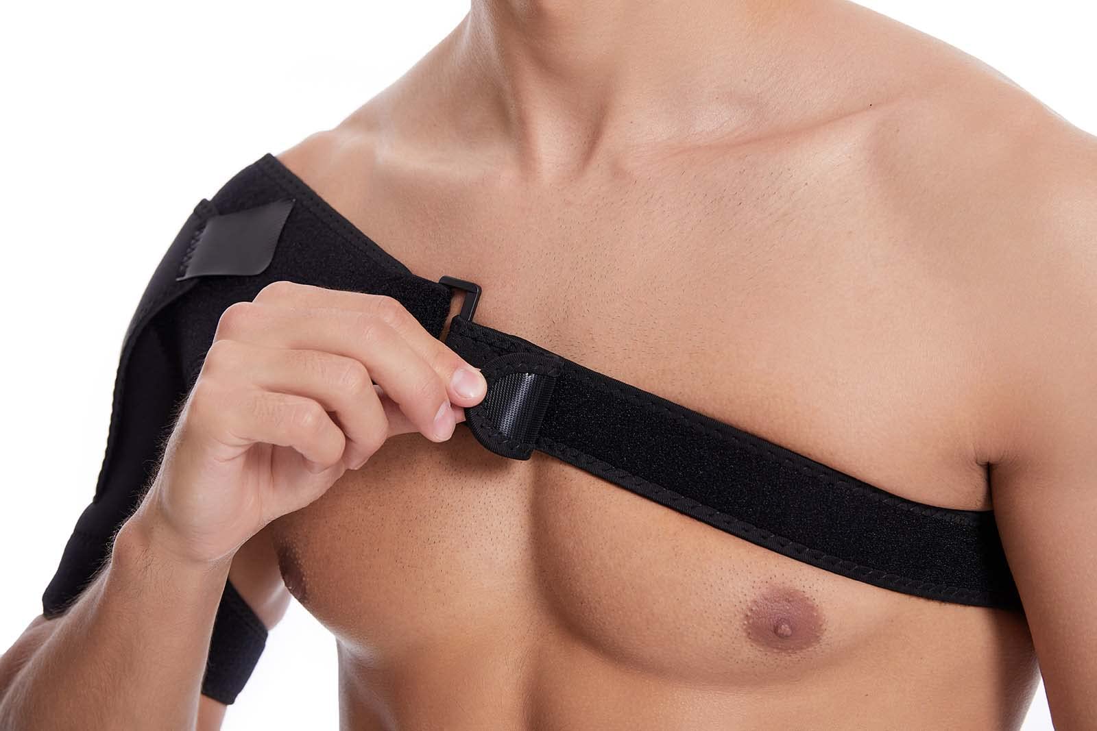 Adjustable Shoulder Brace-Rotator Cuff Support Brace, Shoulder Brace for Torn Rotator Cuff, Suitable for Rotator Cuff Injury, Shoulder Surgery, Swelling, Tendinitis, Frozen Shoulder, Biceps Tear