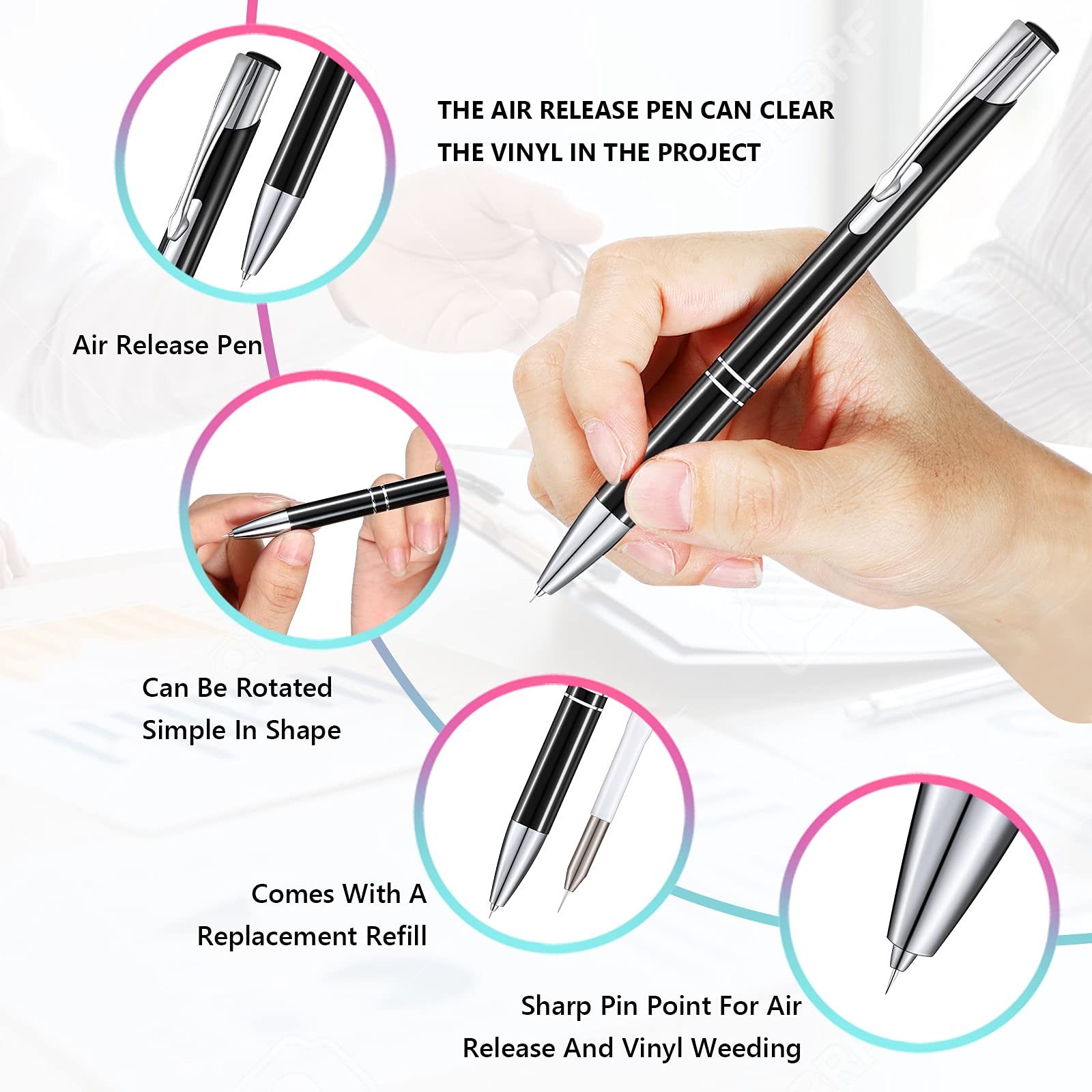 8 Pieces Weeding Silhouette Tools Kit, Craft Vinyl Weeding Tools Lettering Vinyl Tool Kit Stainless Steel Silhouette Accessories Craft Knife Ruler Vinyl Scraper for Vinyl Crafts DIY Paper Cameo